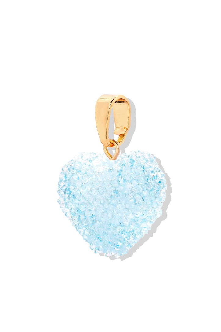 CRYSTAL HAZE Jelly Heart Pendent Necklace BABY BLUE – Balance Geelong