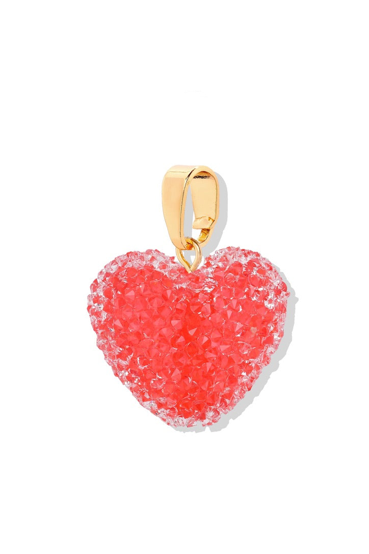 CRYSTAL HAZE Jelly Heart Pendent Necklace WATERMELON – Balance Geelong